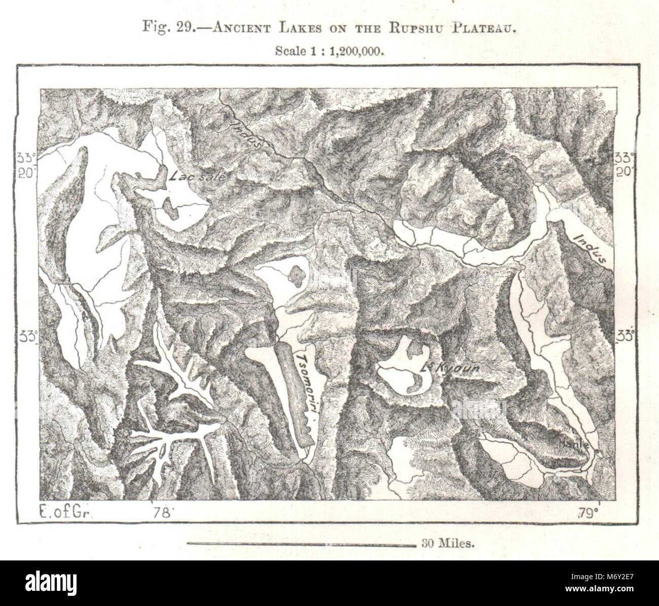 Ladakh map hi-res stock photography and images - Alamy