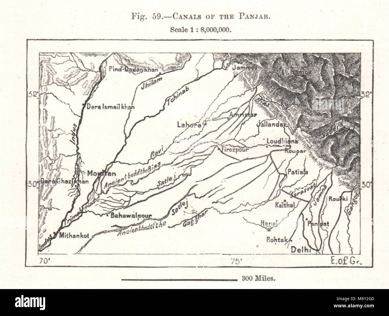 India map punjab hi-res stock photography and images - Alamy