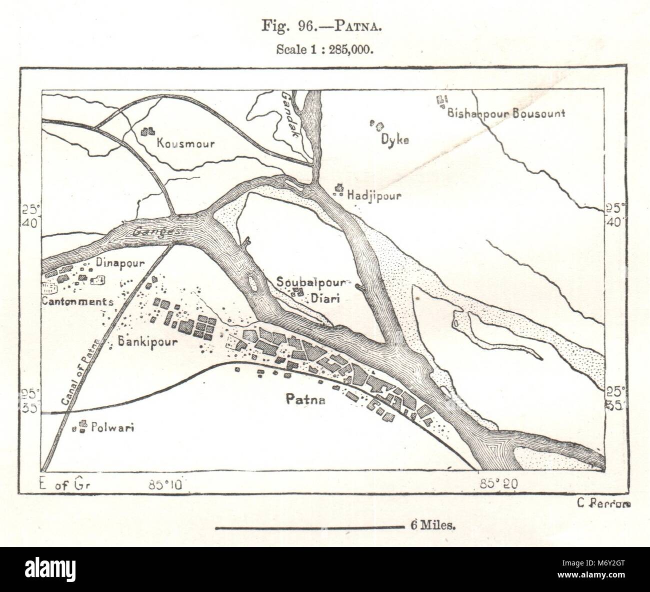 Map of patna hi-res stock photography and images - Alamy