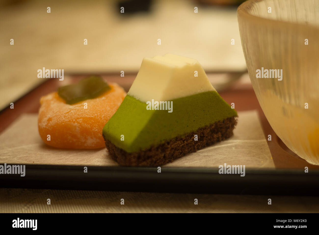Dessert served at the end of a traditional Japanese dinner also known ...