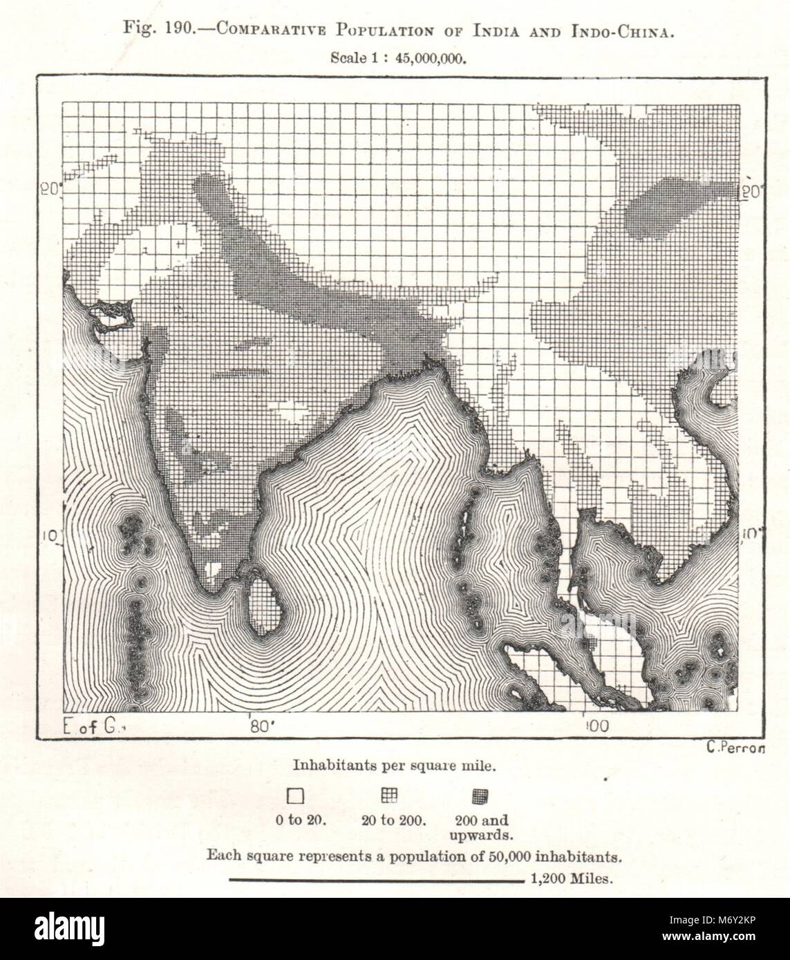 Population map of china hi-res stock photography and images - Alamy