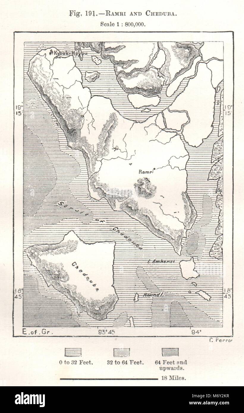 Ramree Island Map