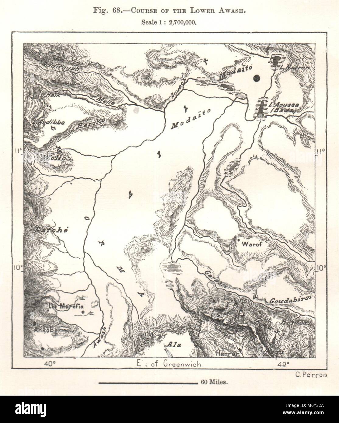Old map of ethiopia hi-res stock photography and images - Alamy