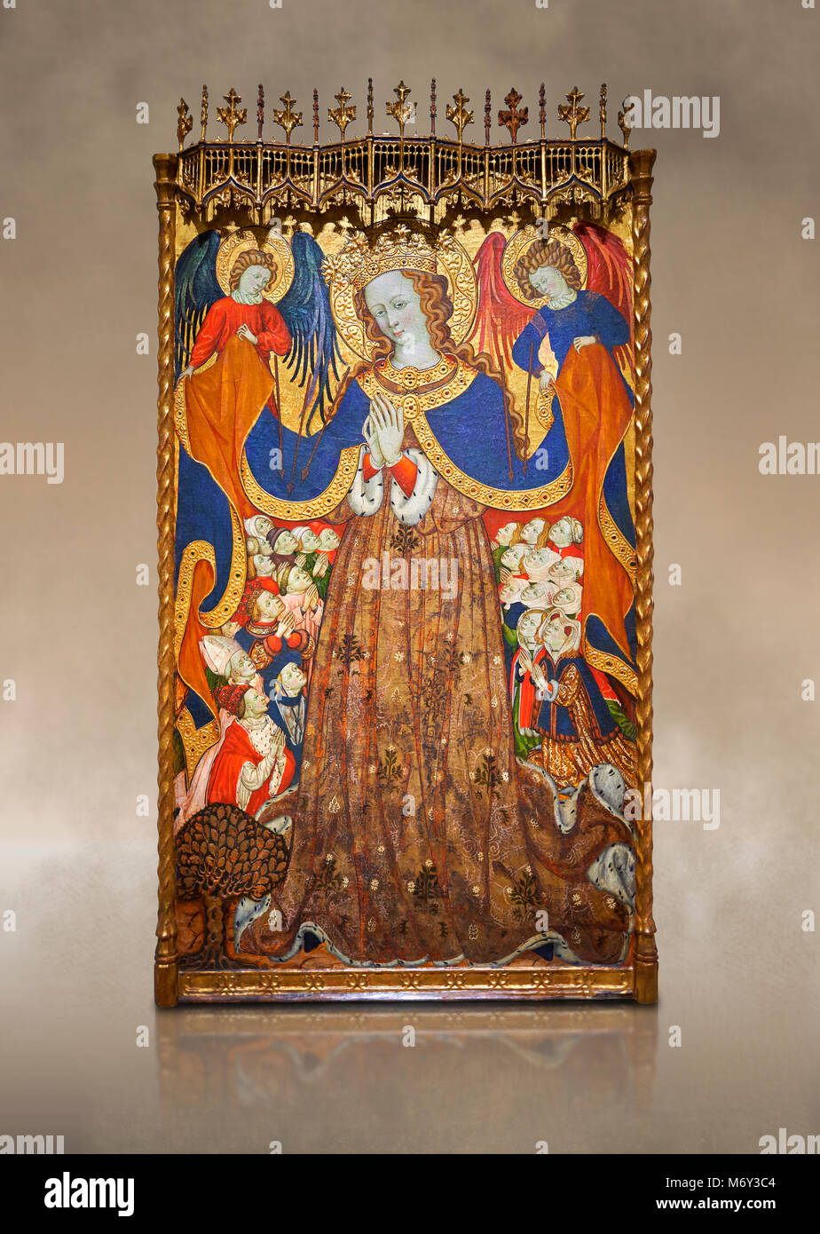 Gothic Catalan altarpiece depicting the Madonna of Mercy by Bonant ...