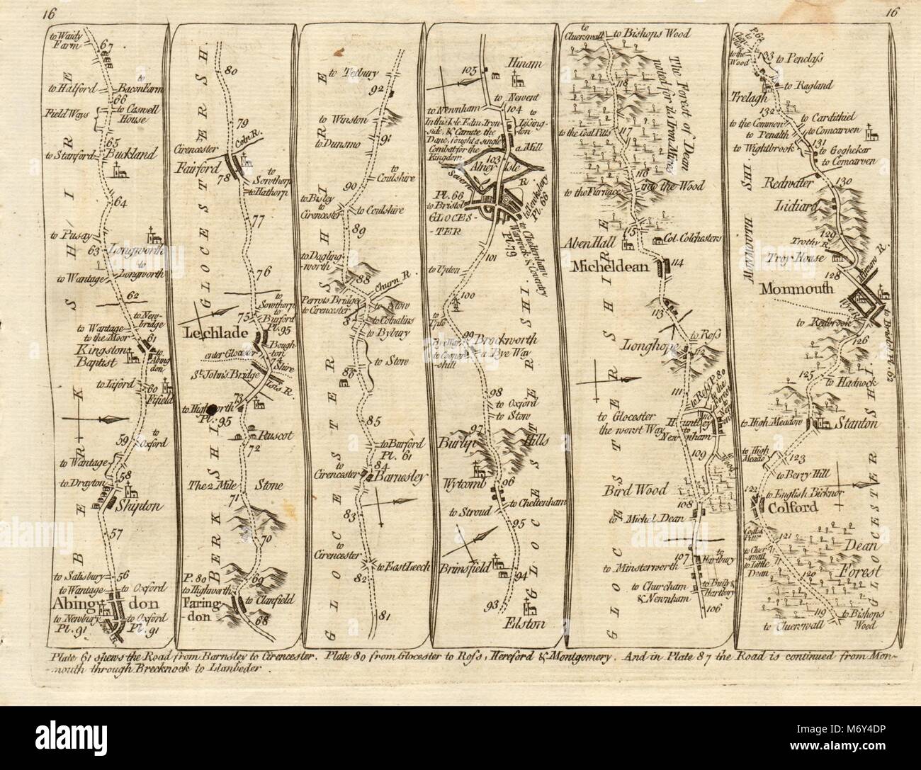 Map of abingdon hi-res stock photography and images - Alamy