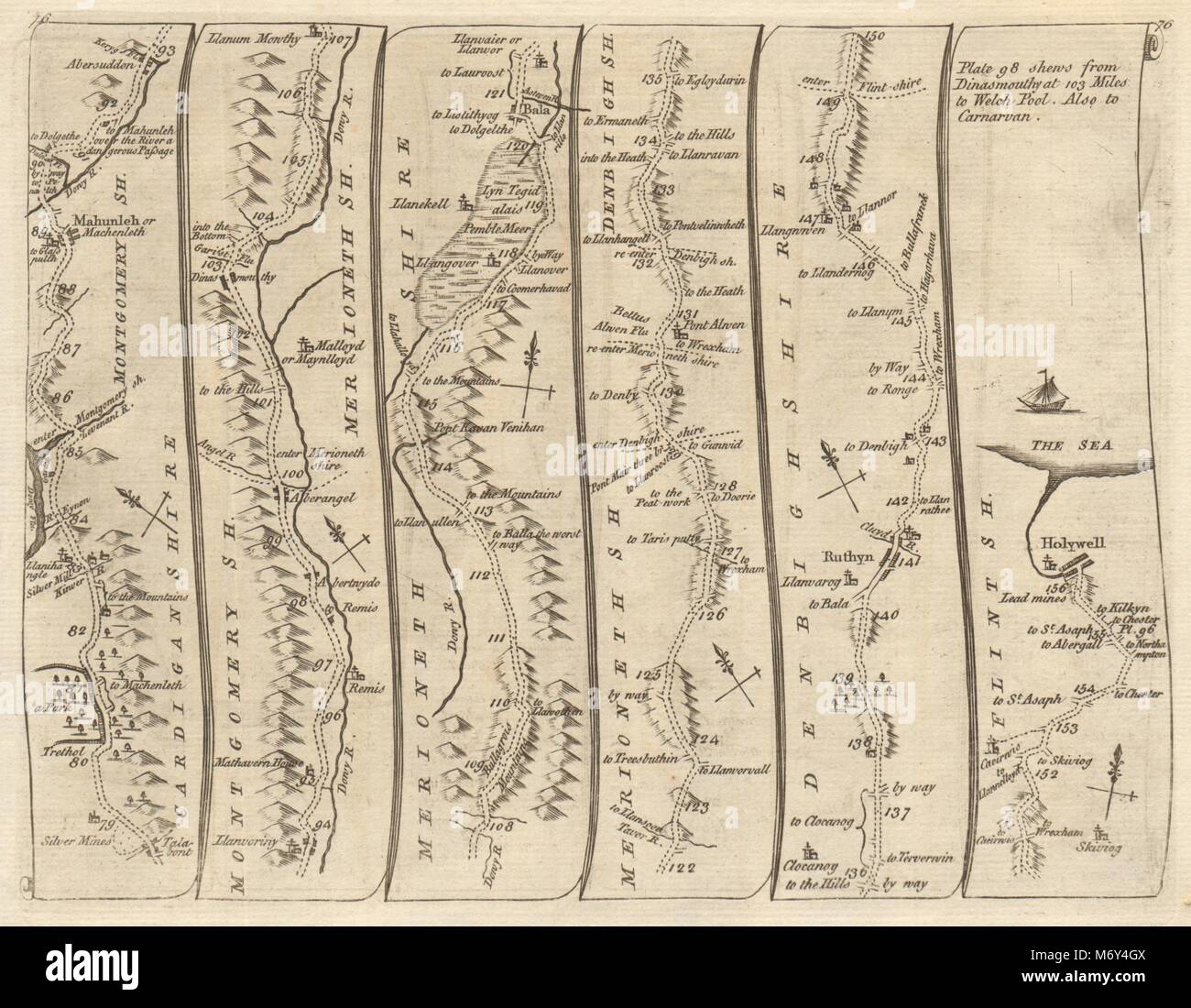 Bala map hi-res stock photography and images - Alamy