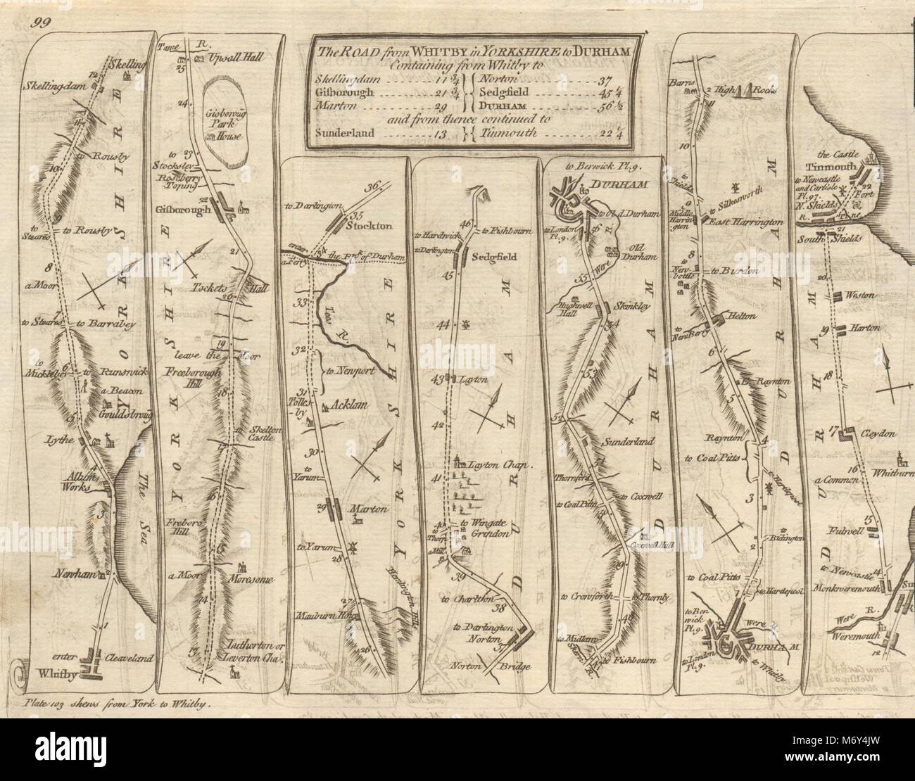 Map of stockton on tees hi-res stock photography and images - Alamy