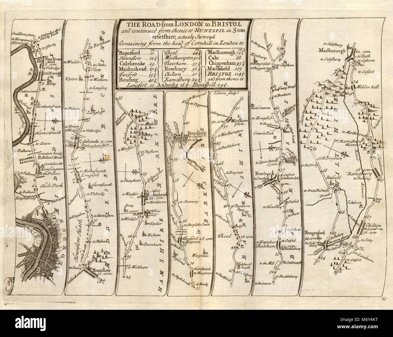 Twyford map hi-res stock photography and images - Alamy