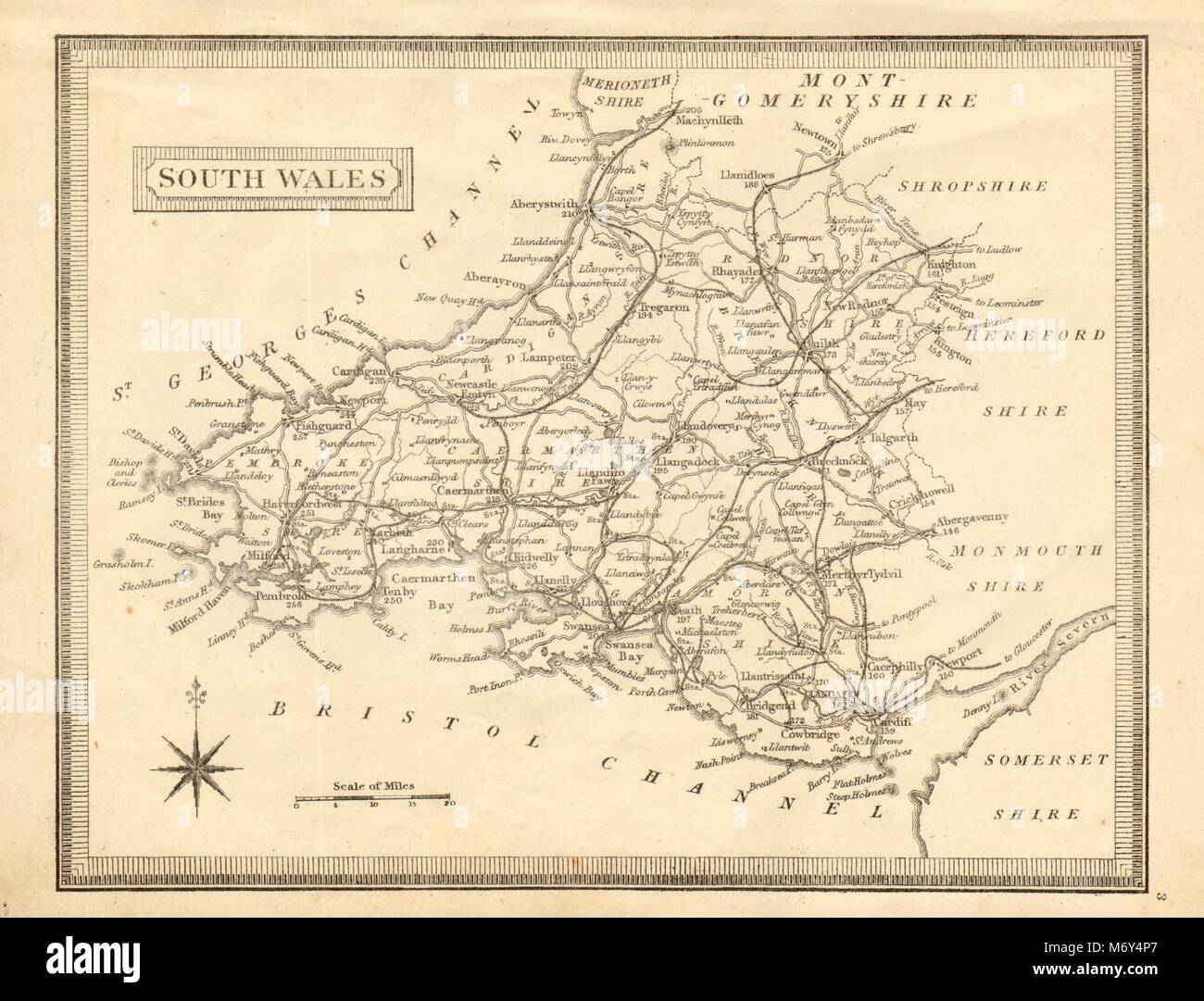 Mid Wales 19th Century Stock Photos & Mid Wales 19th Century Stock ...