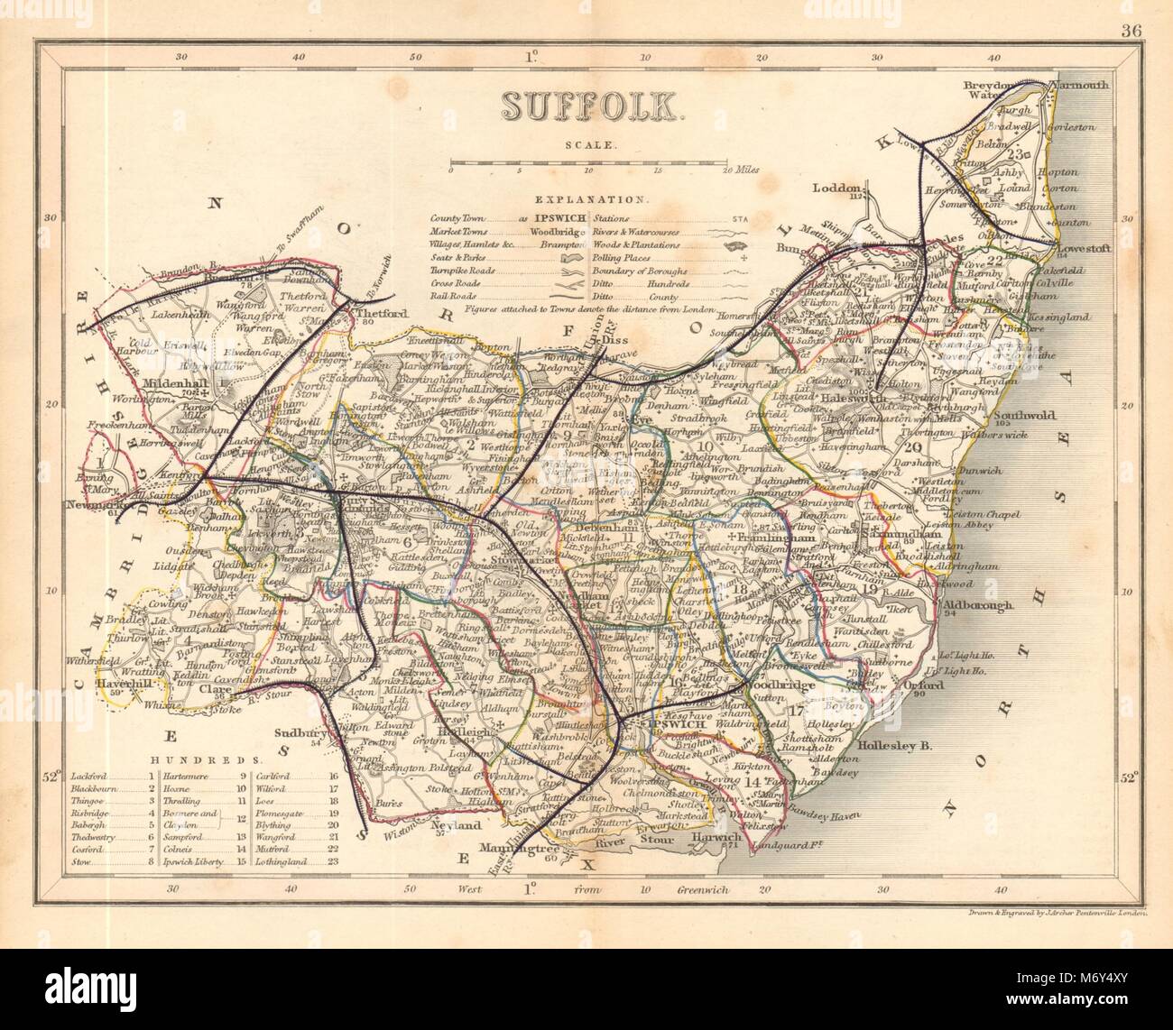 Oakdale Suffolk County Map Kaart MICHELIN Oakford - plattegrond Oakford ...
