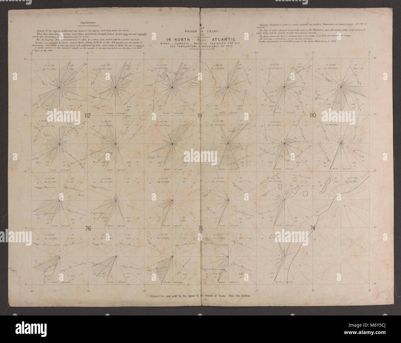 Atlantic currents map hi-res stock photography and images - Alamy