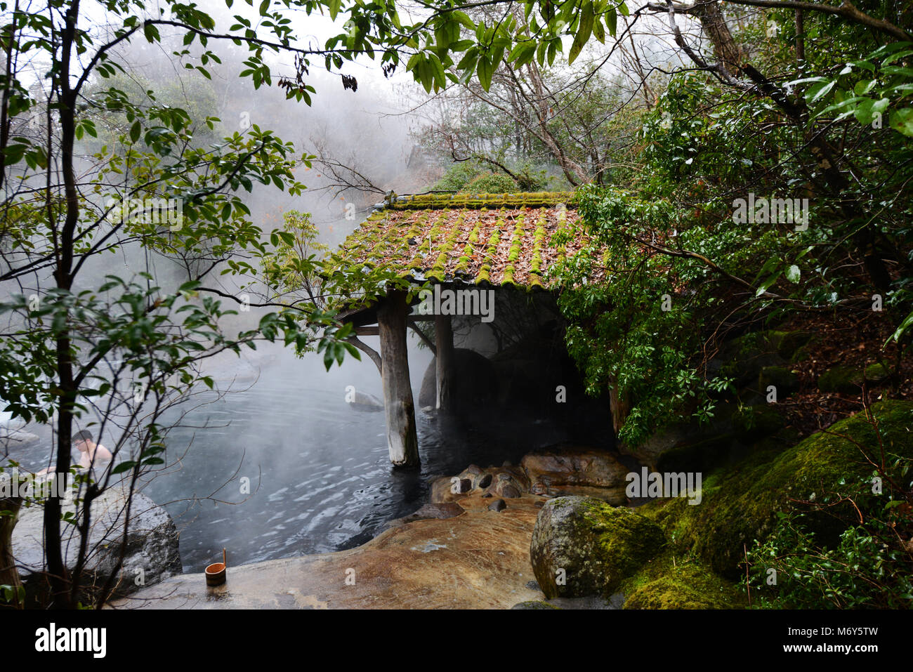 Rotenburo outdoor hot springs hi-res stock photography and images - Alamy