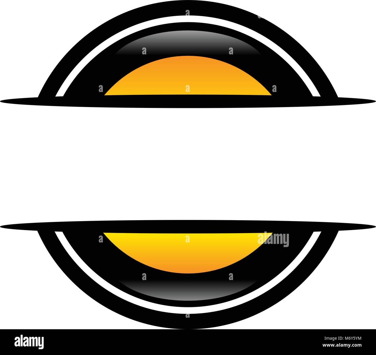 Emblem Template Blank Stock Vector Image & Art - Alamy