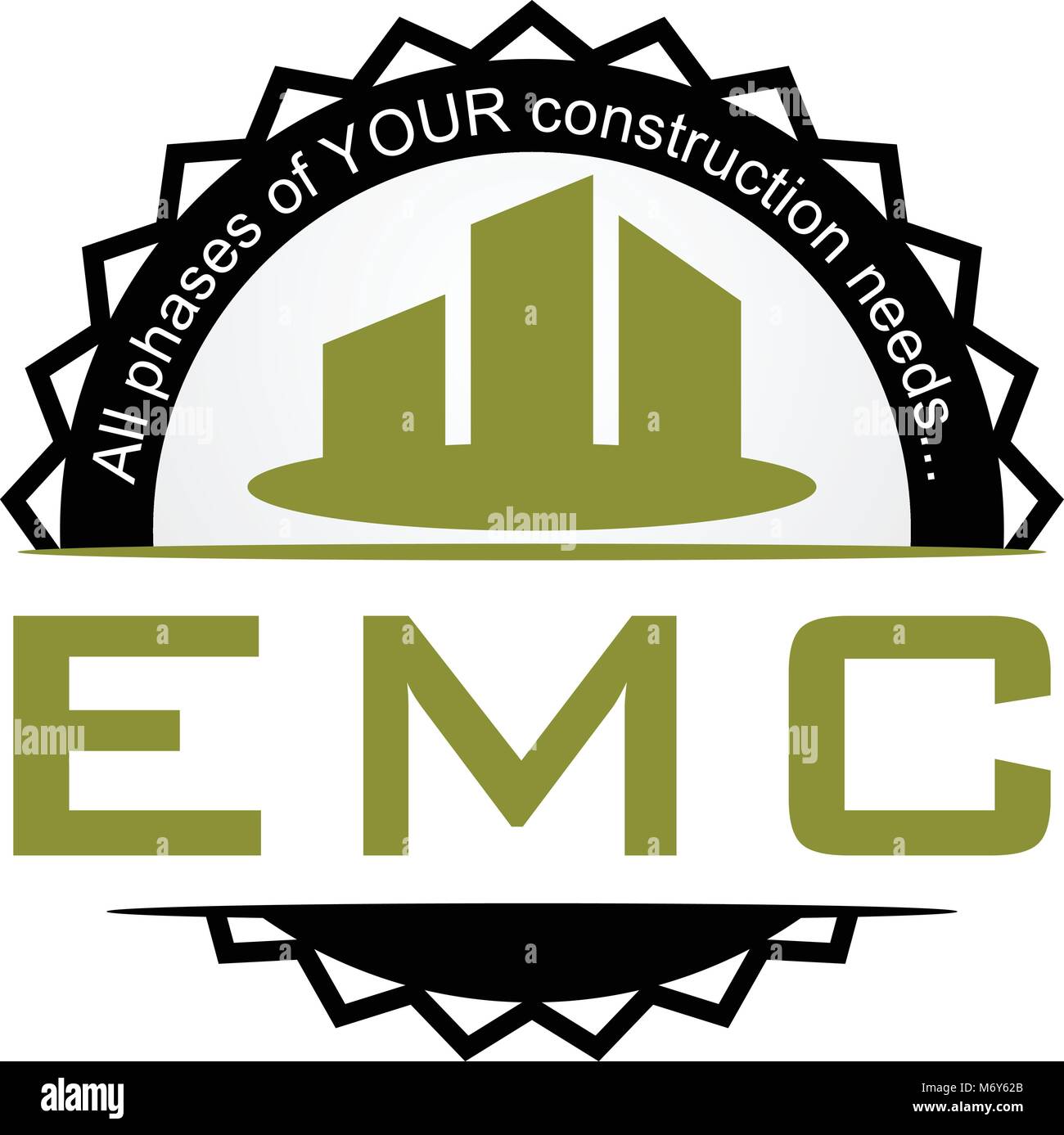 Letter EMC Real Estate Emblem Template Stock Vector Image & Art - Alamy