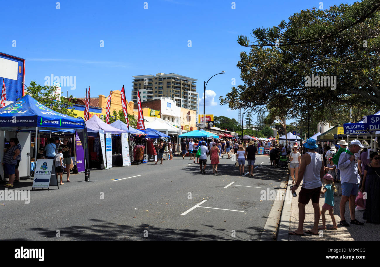 The Redcliffe Jetty Markets, on the foreshore in the heart of Redcliffe ...