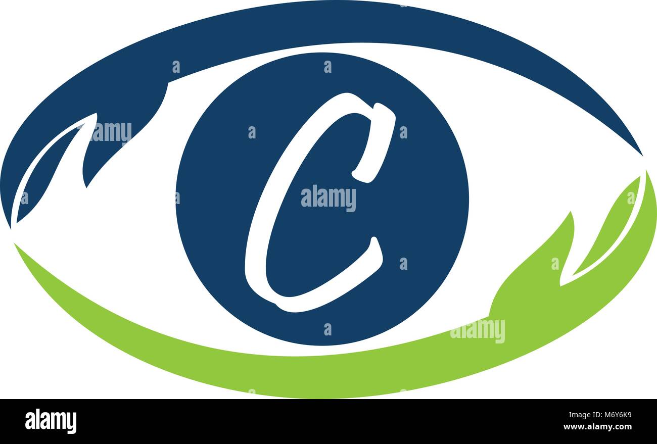 Letter c eye Stock Vector Images - Alamy