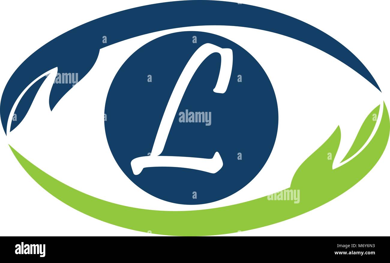 Eye Care Solutions Letter L Stock Vector Image & Art - Alamy