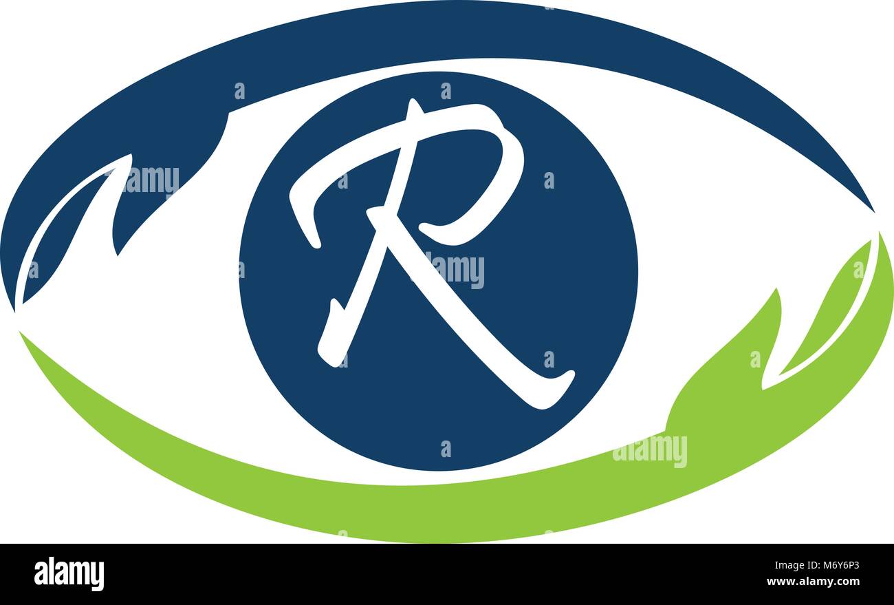 Eye Care Solutions Letter R Stock Vector Image & Art - Alamy