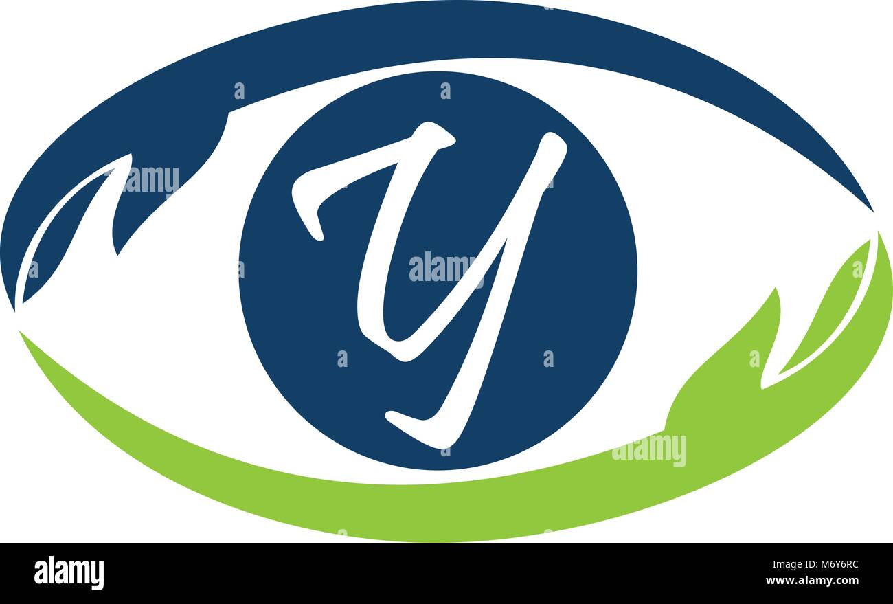 Eye Care Solutions Letter Y Stock Vector Image & Art - Alamy