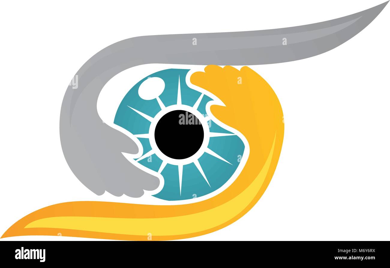 Eye Care Solution Stock Vector Image & Art - Alamy