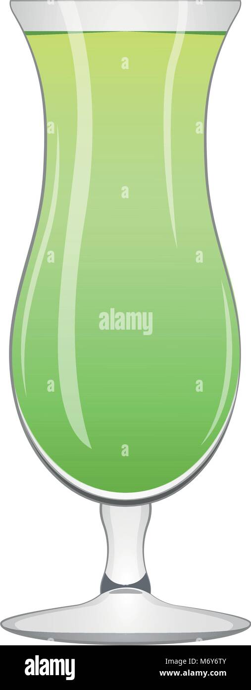 Isolated green cocktail Stock Vector Image & Art - Alamy