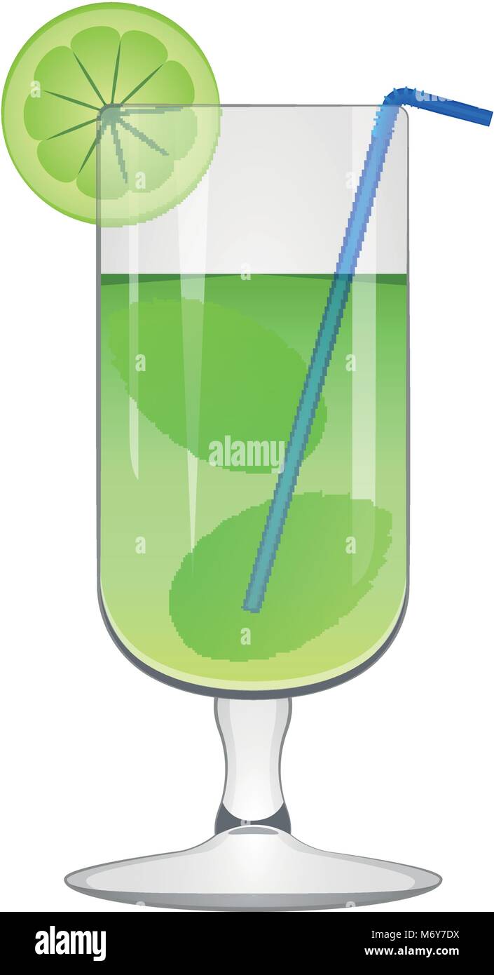 Fresh lemon green mint Stock Vector Images - Alamy