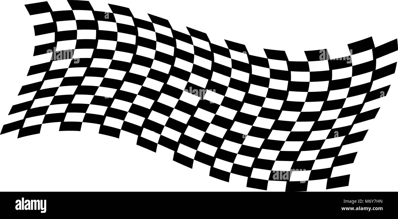 Dynamic Racing Flag Stock Vector Image & Art - Alamy