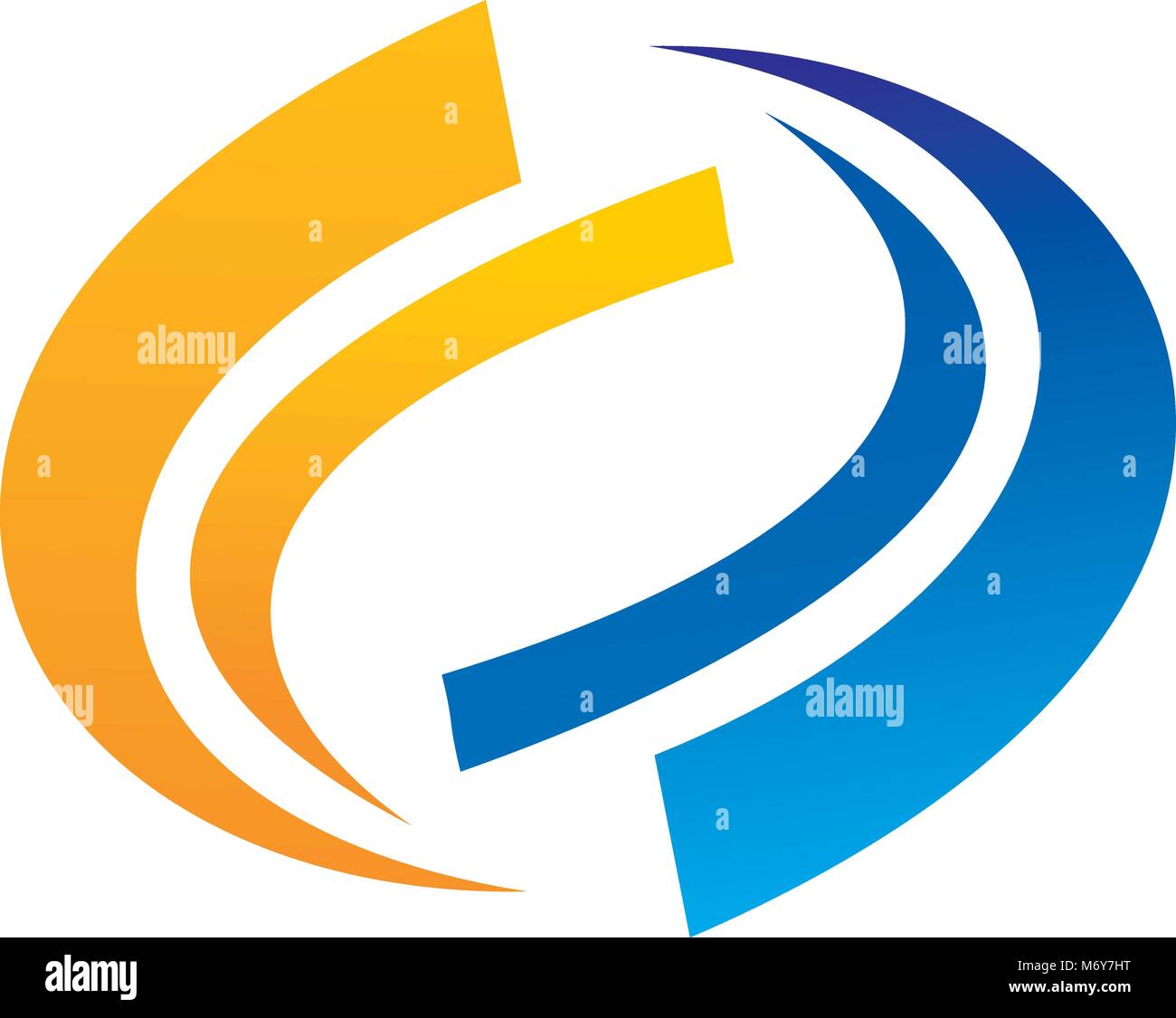 Dynamic Rotation Logo Design Template Vector Stock Vector Image & Art ...