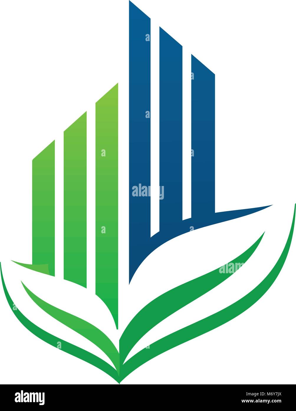 Eco Building Logo Design Template Vector Stock Vector Image & Art - Alamy