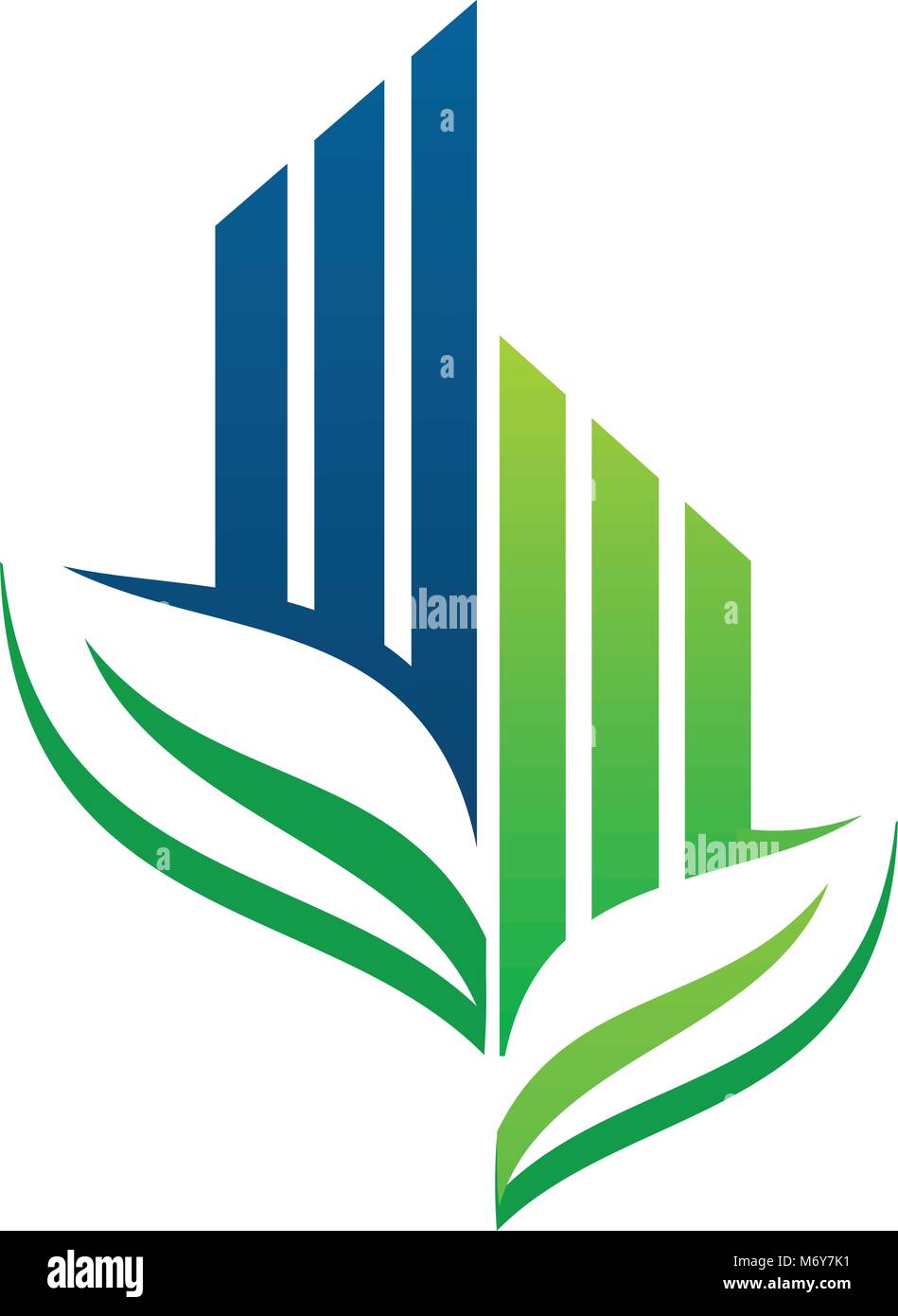 Eco Building Logo Design Template Vector Stock Vector Image & Art - Alamy