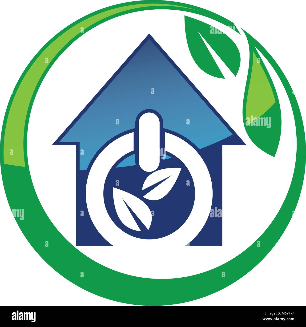 Energy efficient home solar Stock Vector Images - Alamy