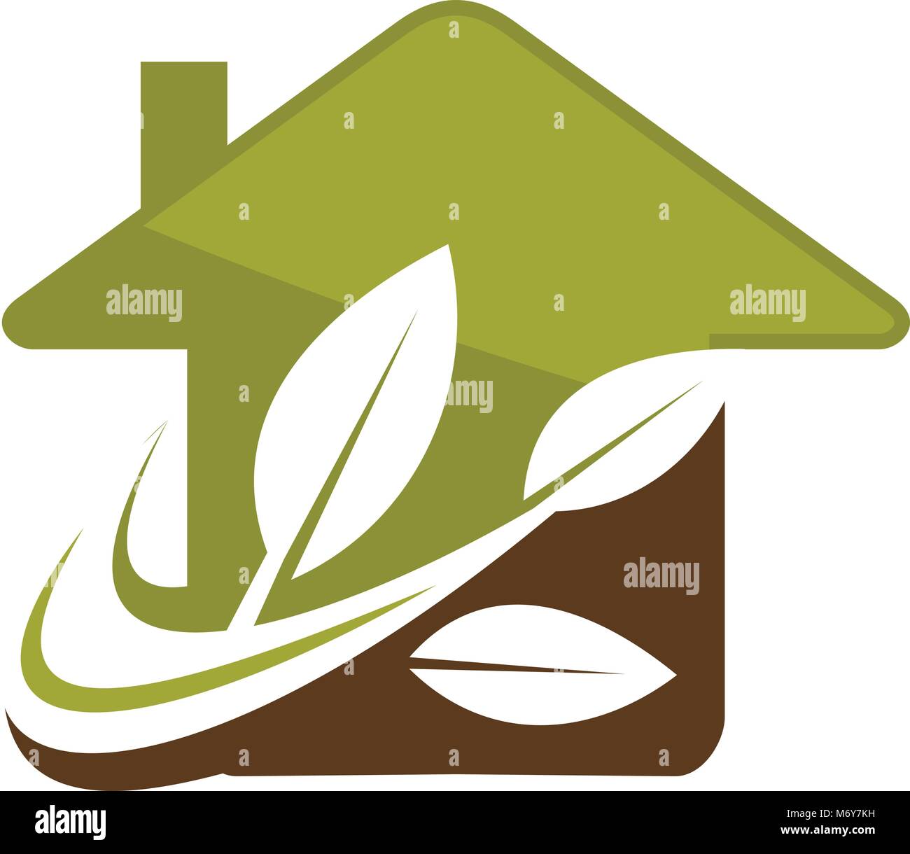 Eco home vector Stock Vector Image & Art - Alamy