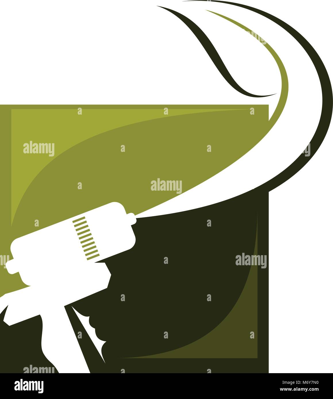 Installing insulation Stock Vector Images - Alamy