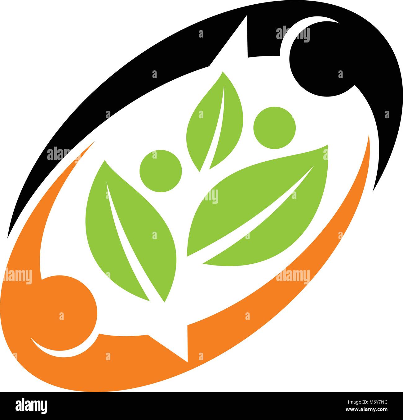 Ecology Sharing Logo Design Template Vector Stock Vector Image & Art ...