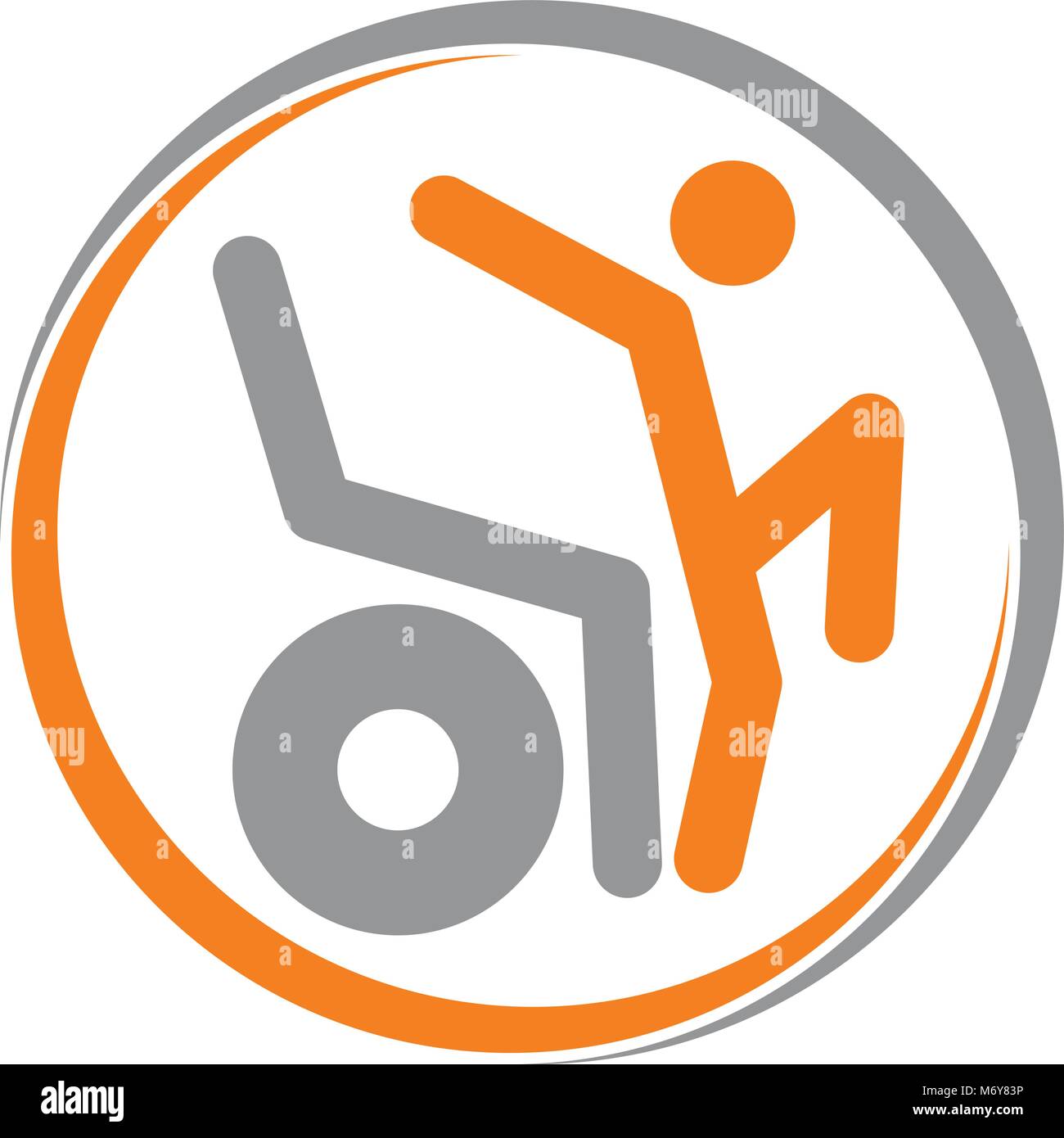 Disability Care Logo Design Template Vector Stock Vector Image & Art ...