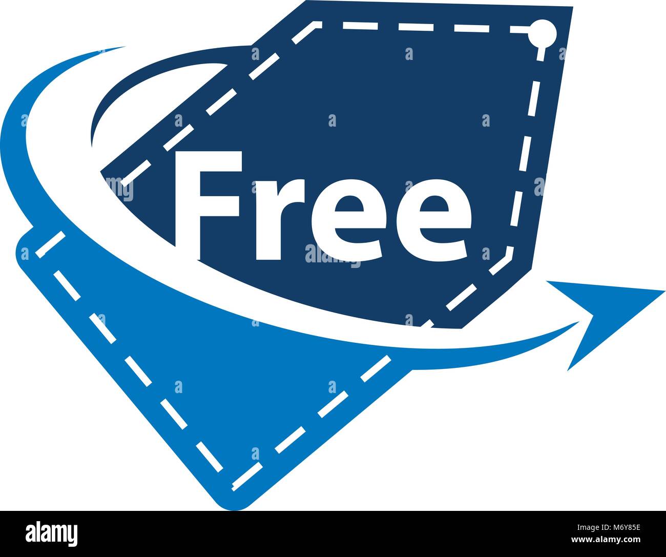 Free Delivery Logo Design Template Vector Stock Vector Image & Art - Alamy