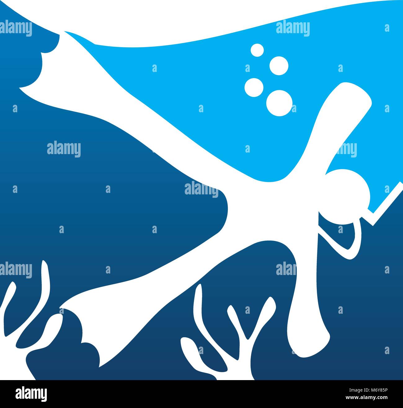 Diving Logo Design Template Vector Stock Vector Image & Art - Alamy