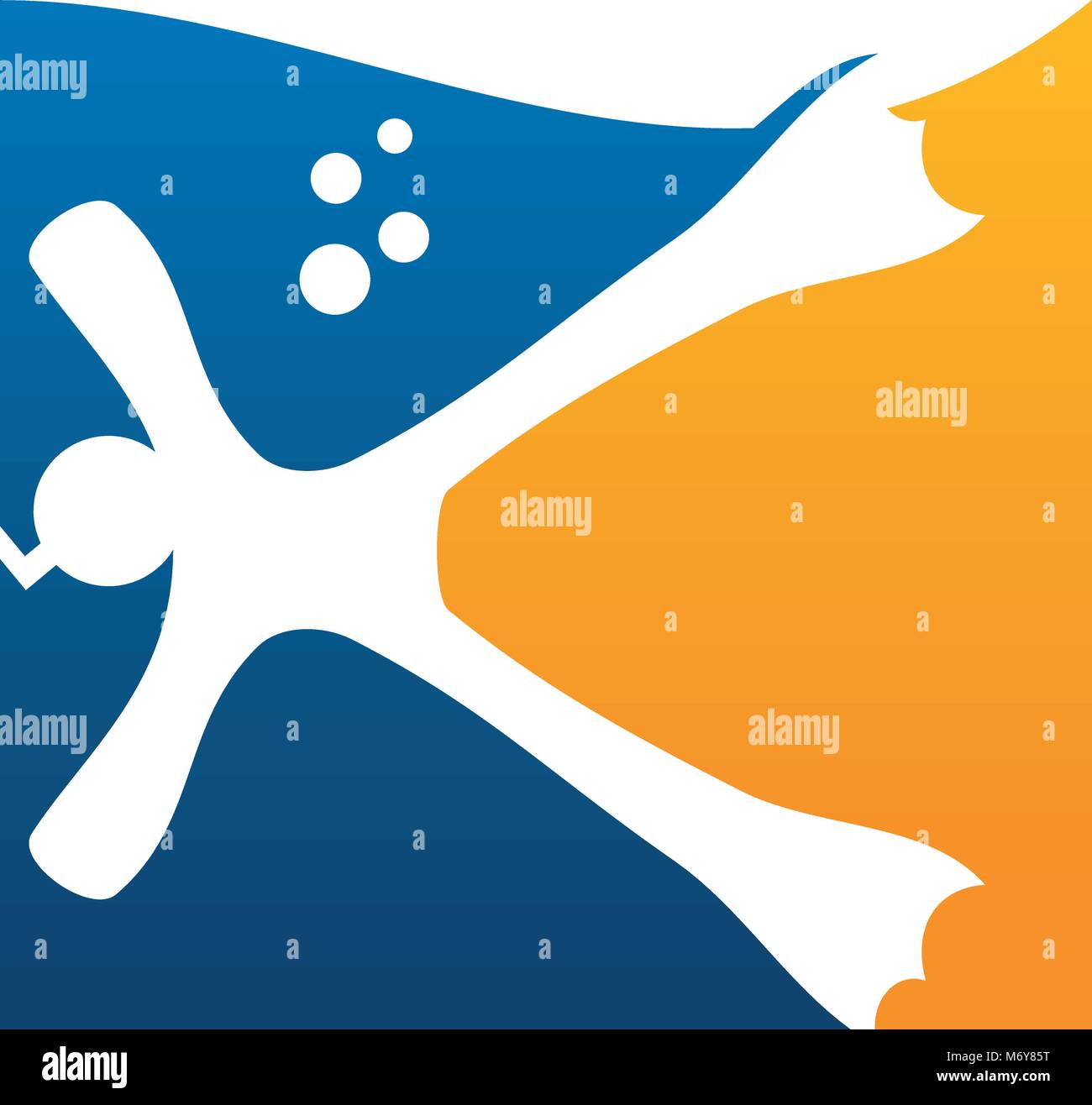 Diving Logo Design Template Vector Stock Vector Image & Art - Alamy