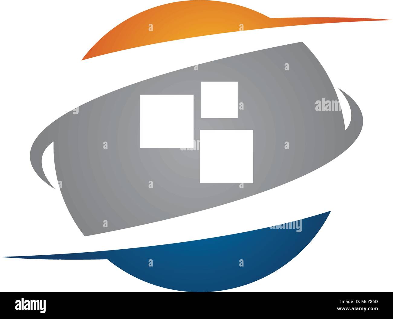 Technology Transfer Logo Design Template Vector Stock Vector Image ...