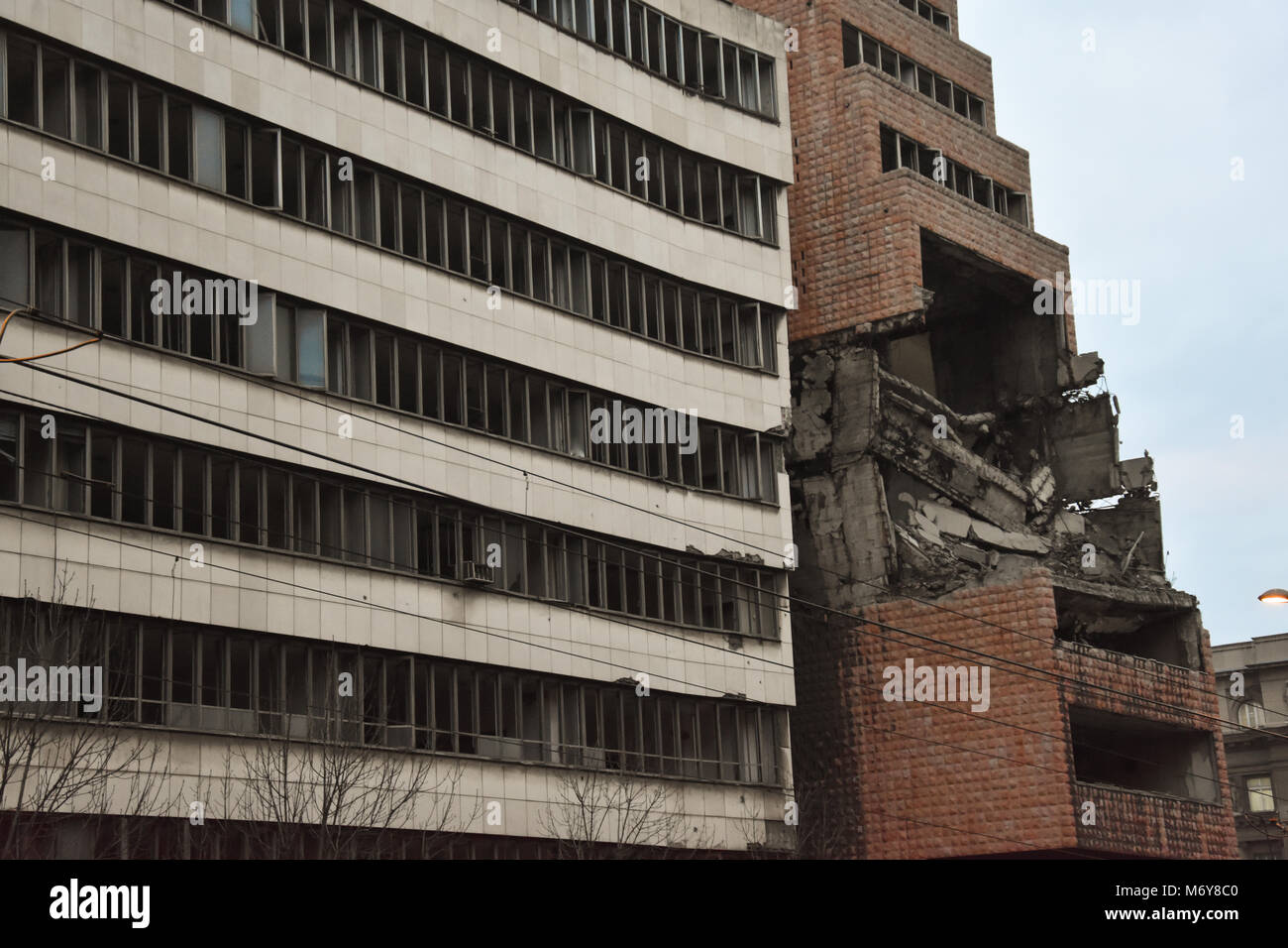 Bombing of belgrade hi-res stock photography and images - Alamy