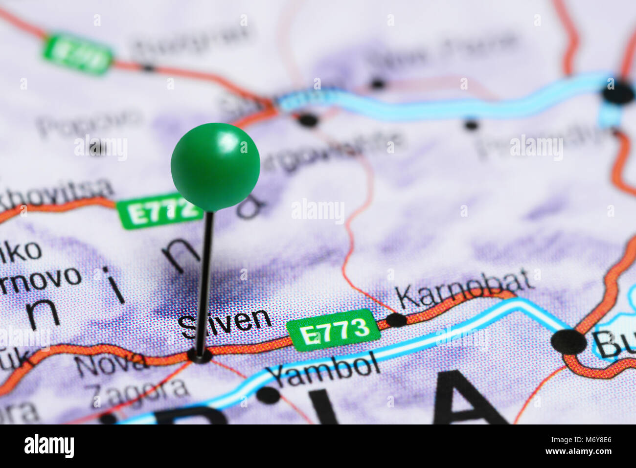 Sliven map hi-res stock photography and images - Alamy