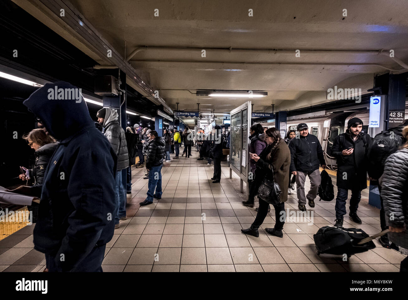 Platform on the NYC Subway is one of the oldest and most extensive ...