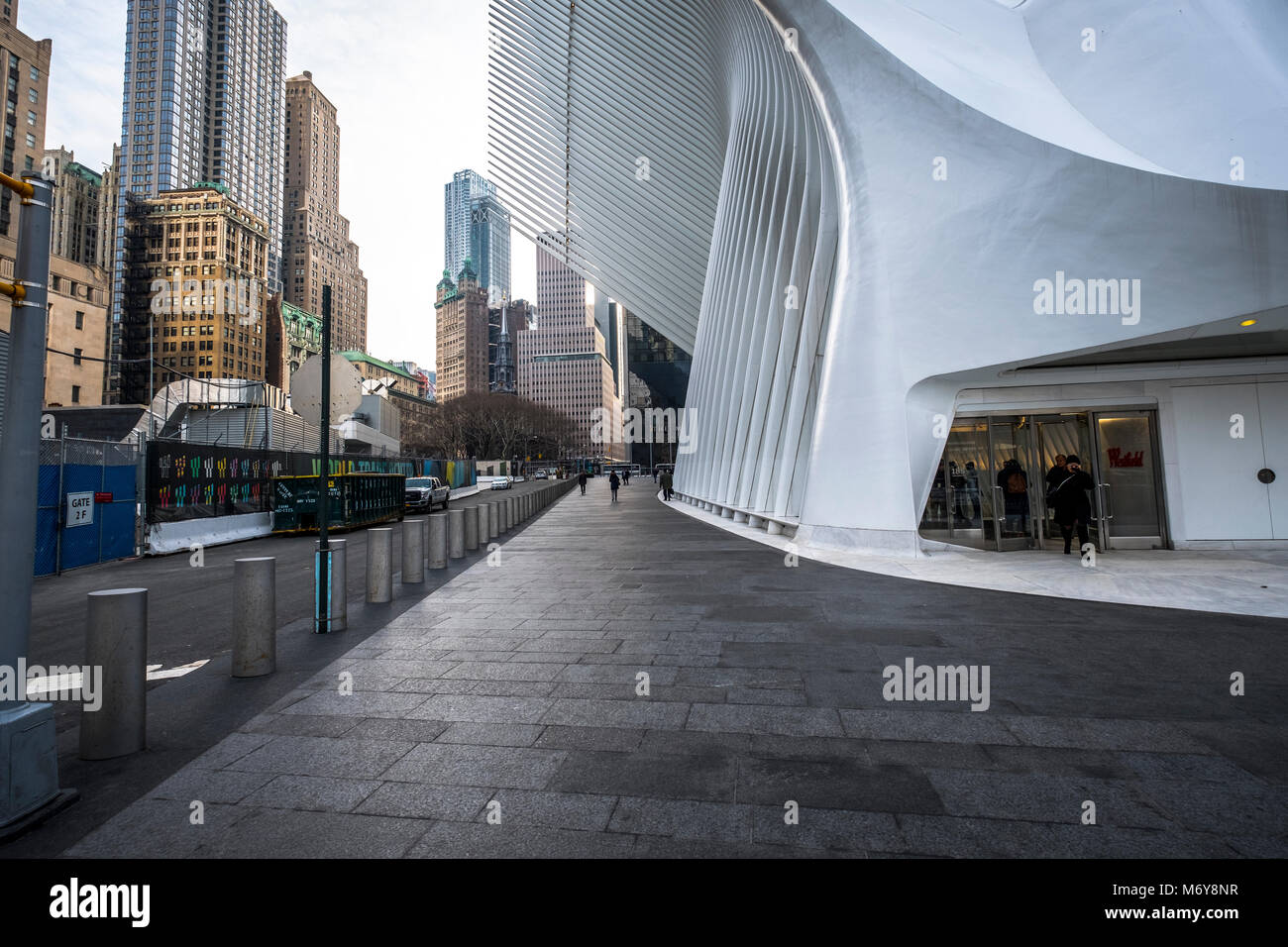 The Oculus, the common name of the structure that houses the Westfield ...