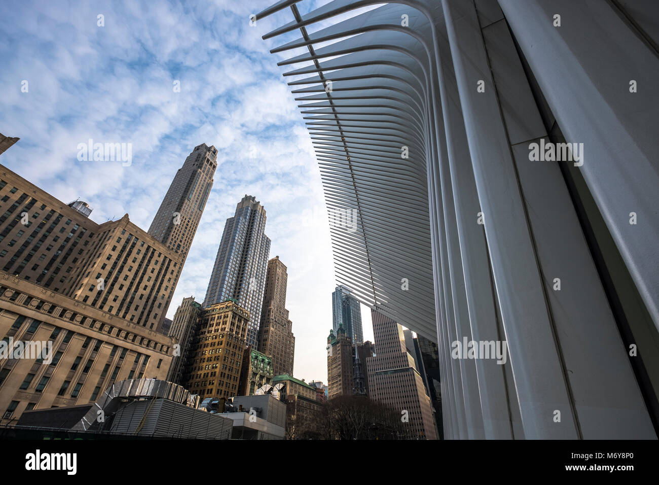 The Oculus, the common name of the structure that houses the Westfield ...