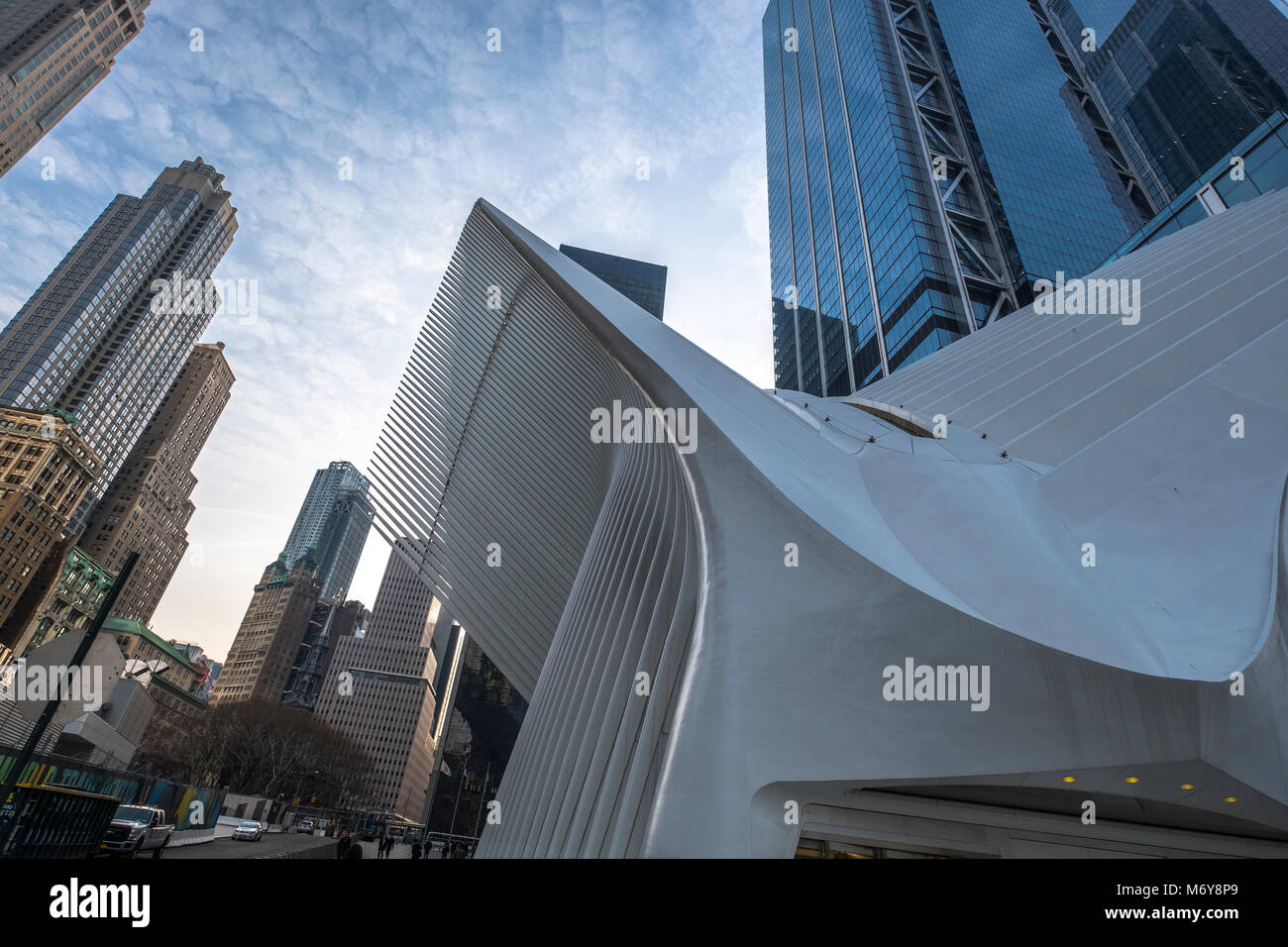 The Oculus, the common name of the structure that houses the Westfield ...