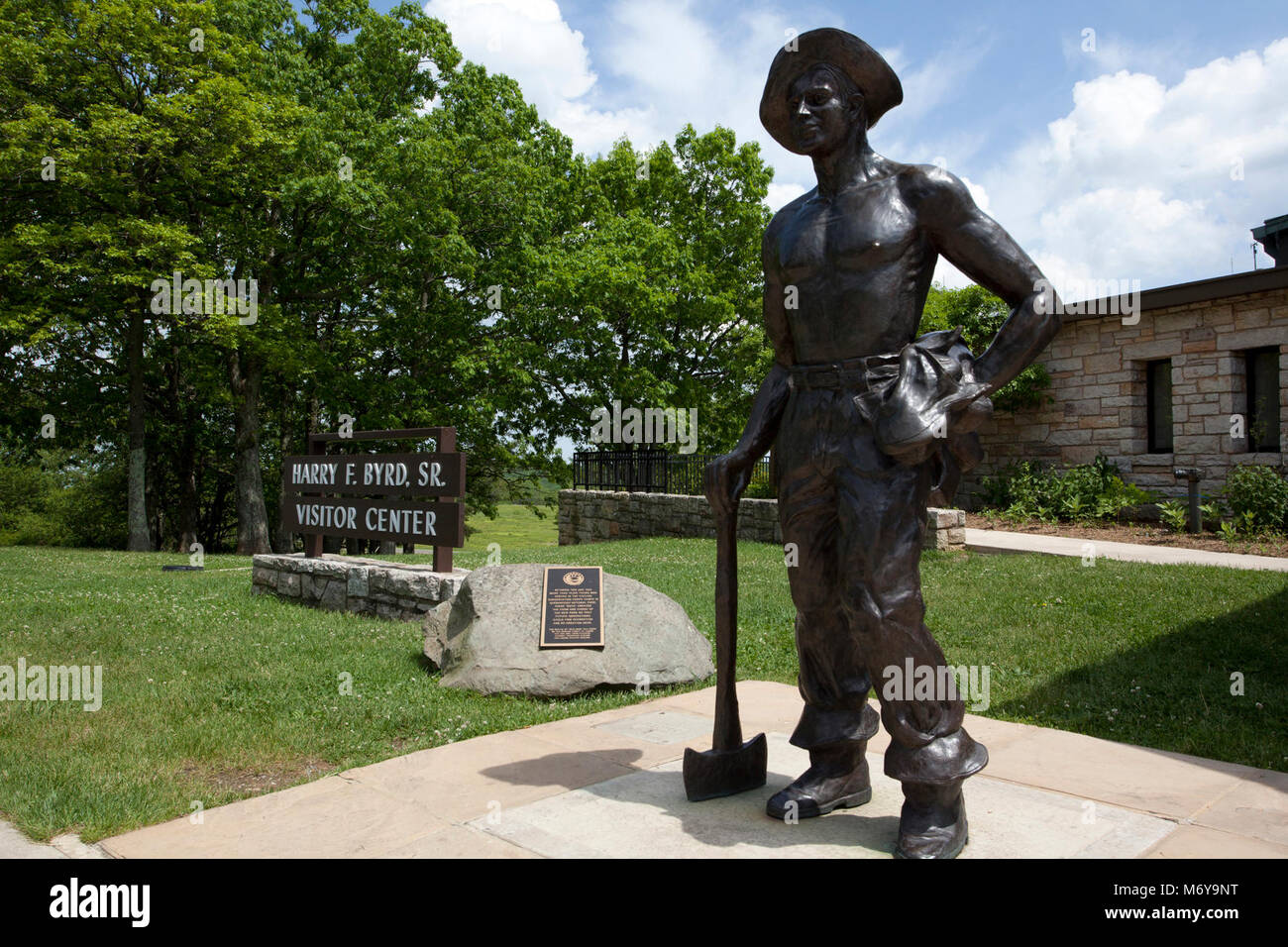 Iron Mike at the Byrd Visitor Center Stock Photo - Alamy