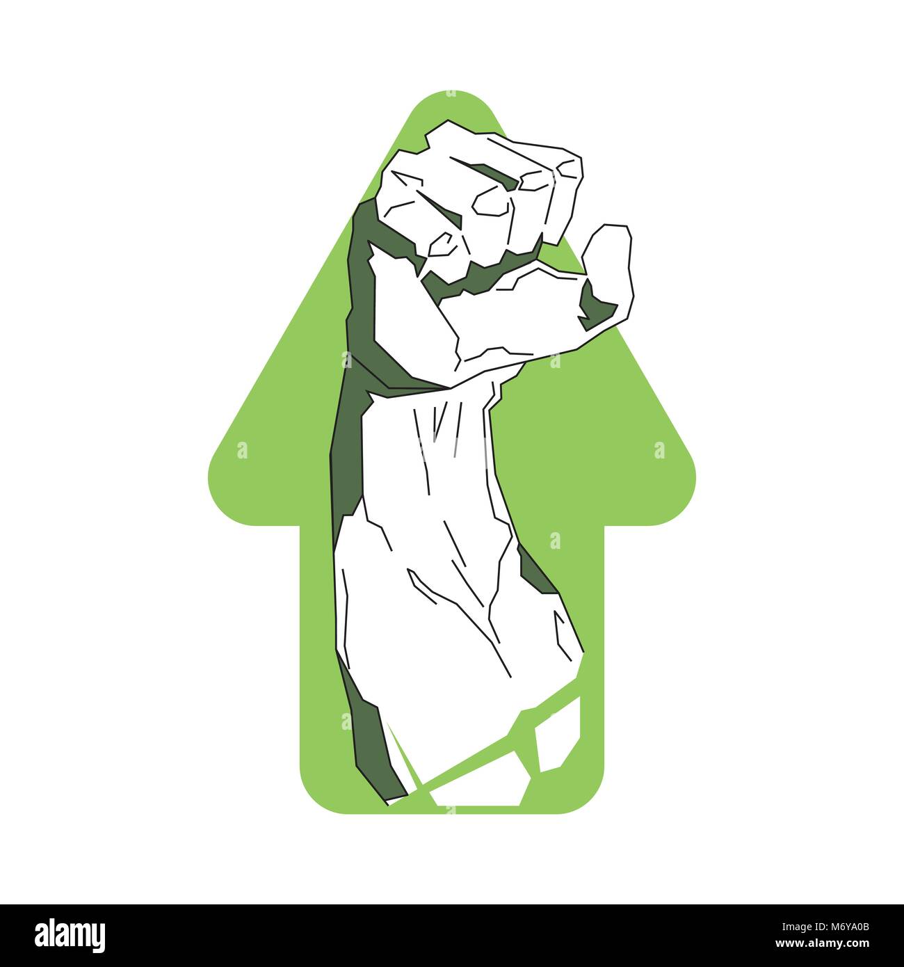 Strong Hand On Arrow Background Fitness Center Or Gym Club Logo ...