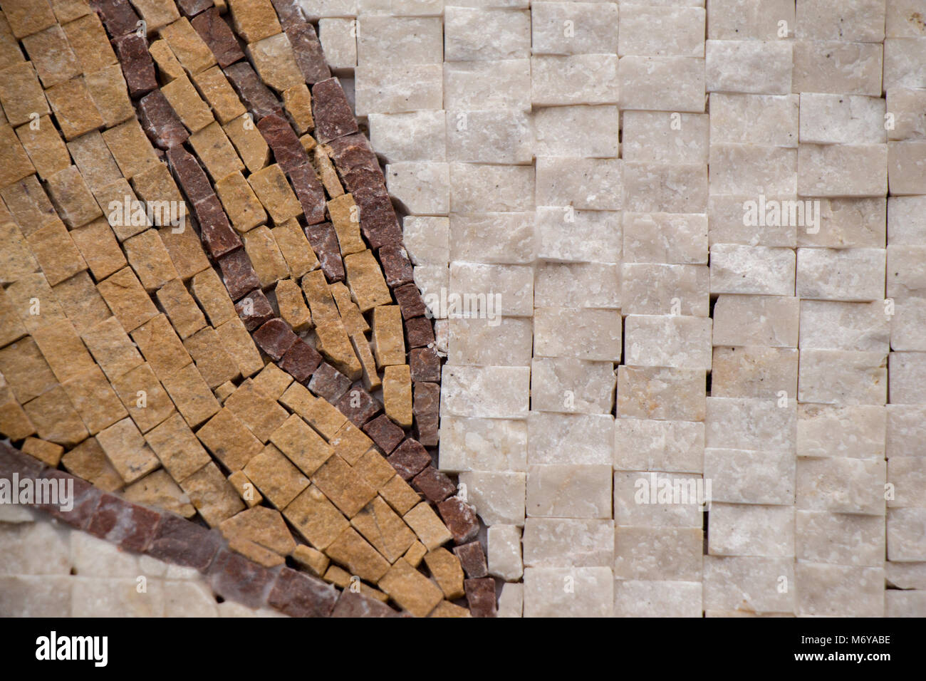 Different mosaic textures made with colorful mosaic Stock Photo - Alamy