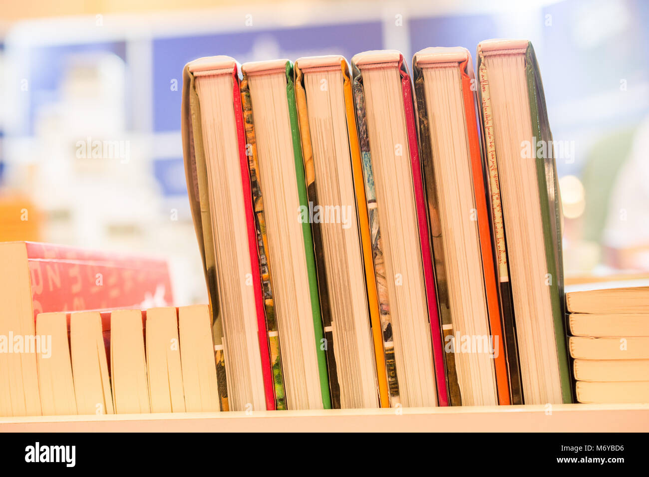 Stack of books stored as Education and business concept Stock Photo - Alamy