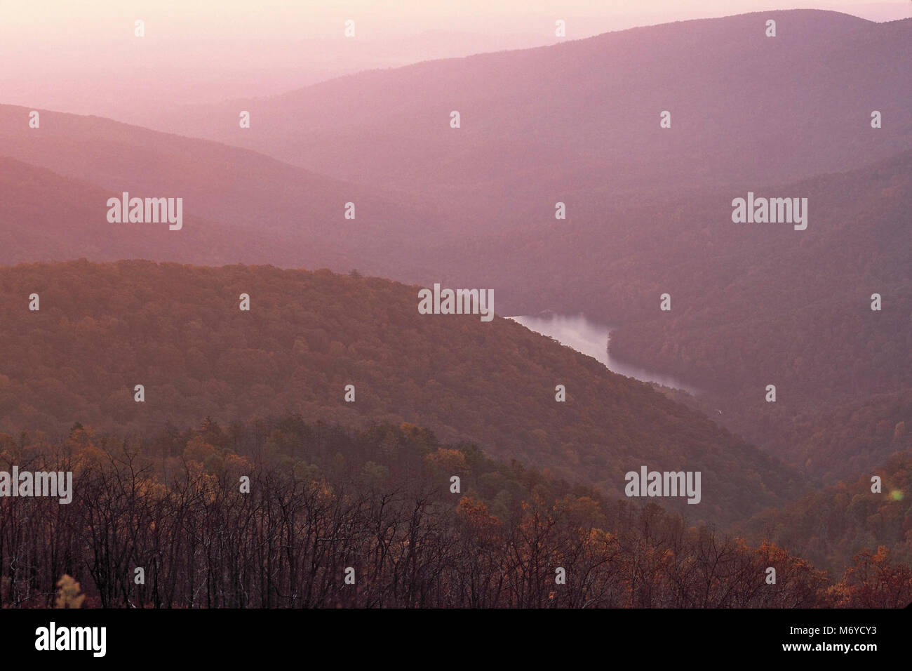 View from Moormans River Overlook Stock Photo - Alamy